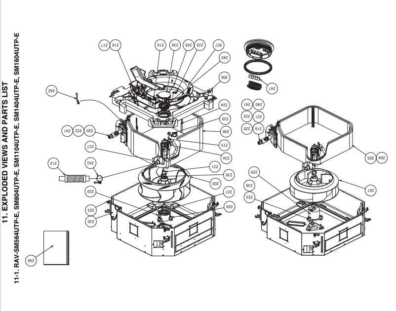 Toshiba Air Conditioning Spare Part 443T21439 MOTOR FAN ICF-280-150-1 ...