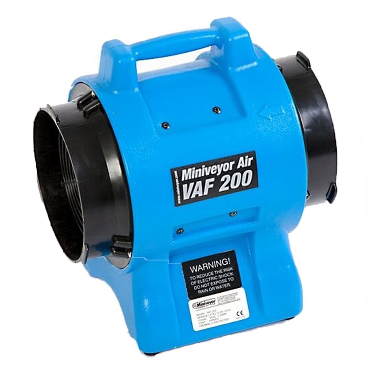 VAF-200 VAF-0200220 Heavy Duty Miniveyor Air Mover 200mm 8" 1350 m3 ...