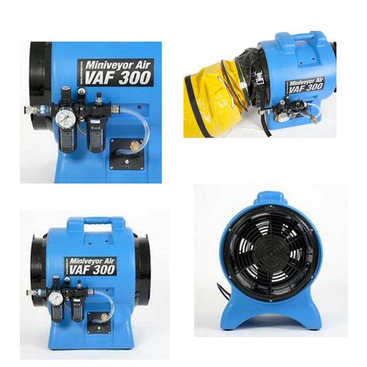 VAF-300P-FRL Heavy Duty Miniveyor Intrinsically Safe Air Mover ...