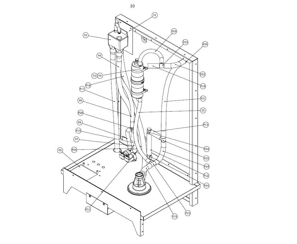 Vapac Spare Part 1190175 Float Switch Level Sensor RHV