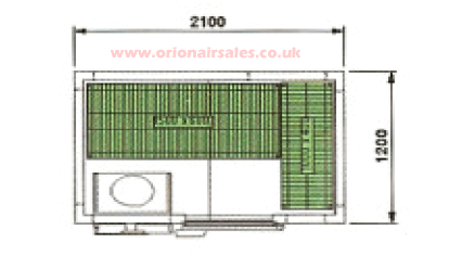 Foster Refrigeration - Fast Fit Chiller 2degC Coldroom / Store 2 1m x 1 2m