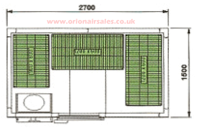 Foster Refrigeration - Easy Fit Chiller -21degC Coldroom / Store 2 7m x ...