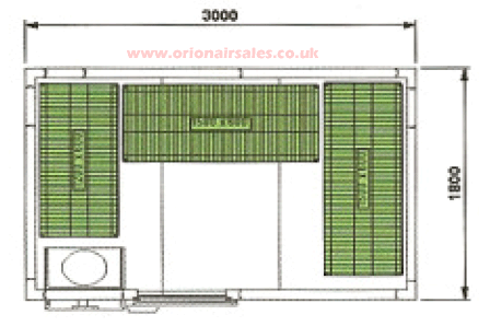 Foster Refrigeration - Easy Fit Chiller 2degC Coldroom / Store 3 0m x 1 8m