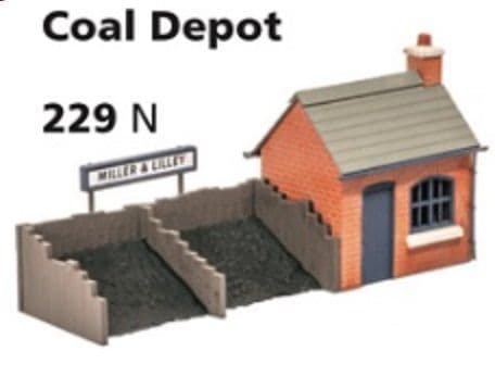 229 Ratio TRACKSIDE ACCESSORIES Coal Depot
