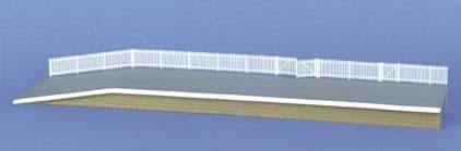 243 Ratio TRACKSIDE ACCESSORIES GWR Station Fencing white