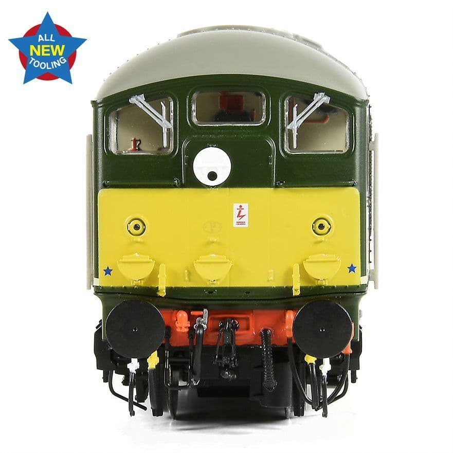 32-415SF Bachmann Class 24/0 D5036 Disc Headcode BR Green Small Yellow ...