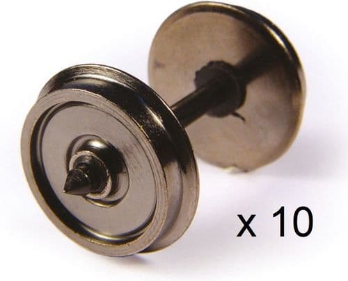 36-017 Bachmann Metal Disc Brake Wagon Wheels x10