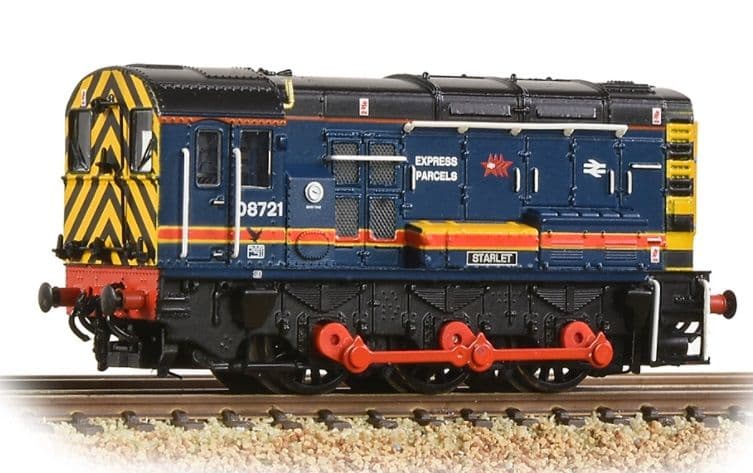 371-004B Farish Class 08 08721 Starlet BR Red Star Express Parcels