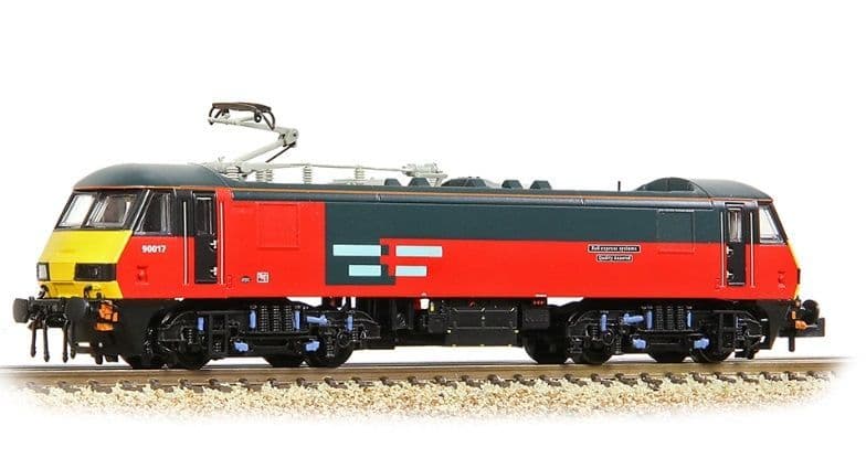 371-782ASF Farish Class 90/0 90019 Penny Black Rail Express Systems ...
