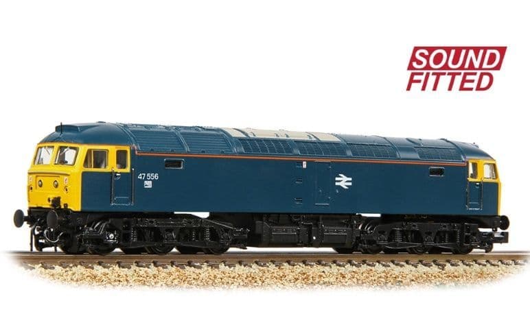 371-829BSF Farish Class 47/4 47556 BR Blue
