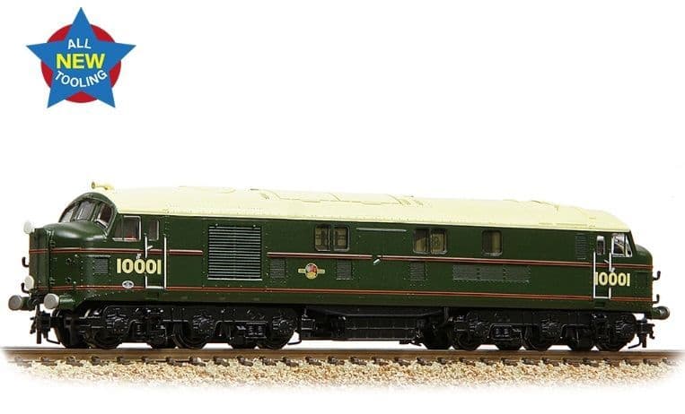 372-917 Farish LMS 10001 BR Lined Green Late Crest