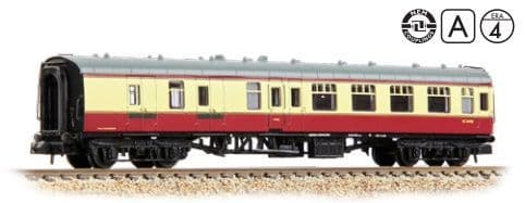 374-185D Farish BR Mk1 BSK Brake Second Corridor BR Crimson & Cream