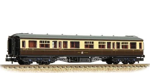374-561B Farish GWR Hawksworth Composite Corridor GWR Chocolate & Cream