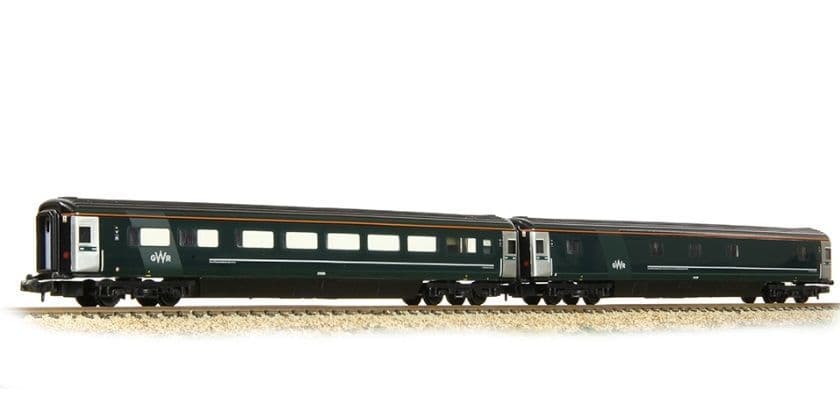 374-997 Farish BR Mk3 Night Riviera 2-Coach Pack GWR Green FirstGroup ...