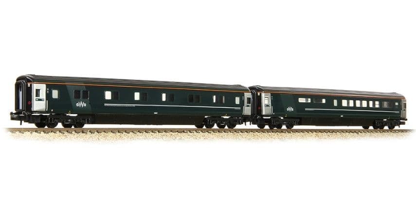 374-997B Farish BR Mk3 Night Riviera 2-Coach Pack GWR Green FirstGroup