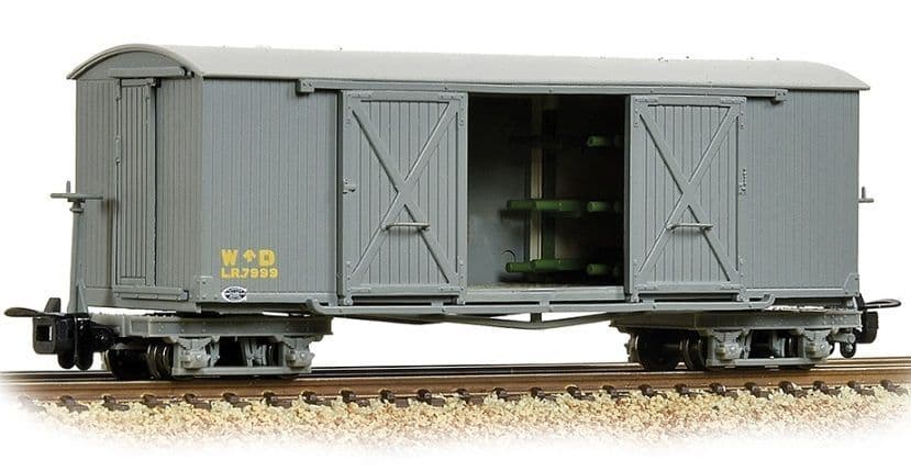 393-025A Bachmann NG Bogie Covered Ambulance Van WD Grey