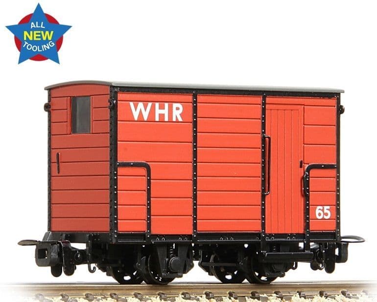 393-102 Bachmann RNAD Enclosed-End Brake Van WHR Red