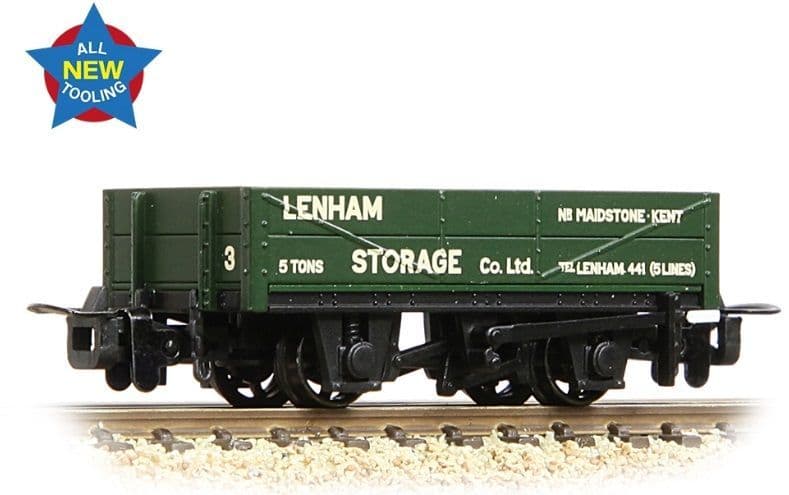 393-153 Bachmann RNAD Rebuilt Open Wagon Lenham Storage Green