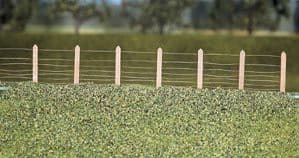 423 Ratio TRACKSIDE ACCESSORIES GWR Lineside Fencing 36 posts with wire