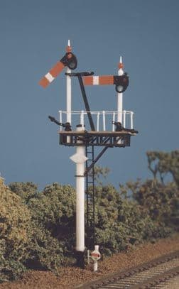 468 Ratio ADVANCED CONSTRUCTION SIGNAL KITS GWR Round Post 1 set ...