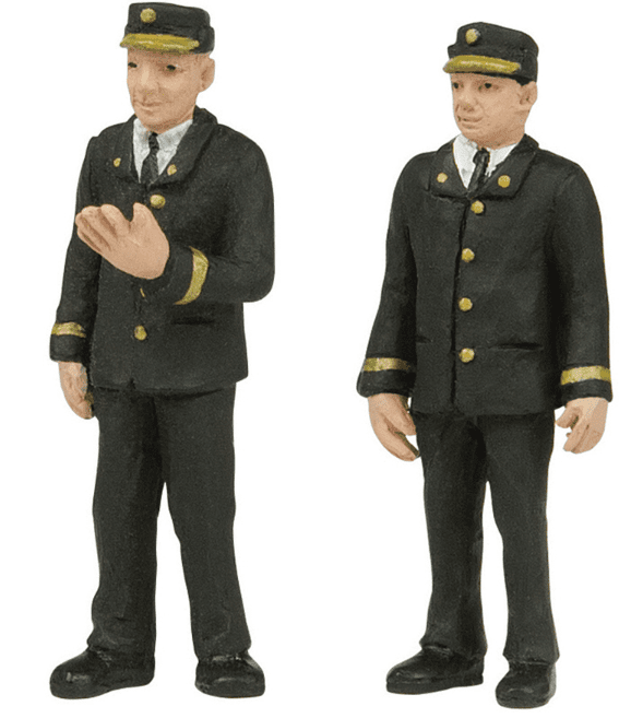 47-411 Scenecraft Station staff 70 s set A pack of 2 figures