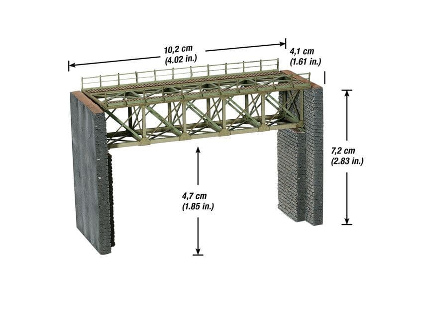 62810 Noch Scale 1 160 N Steel Bridge Laser Cut Kit