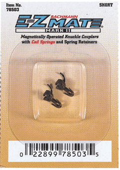 78503 Bachmann US Mag Operated EZ Mate Mark II Couplers Short pair