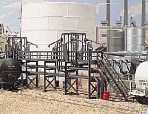 933-3104 Cornerstone HO Scale Oil Loading Platform - Kit