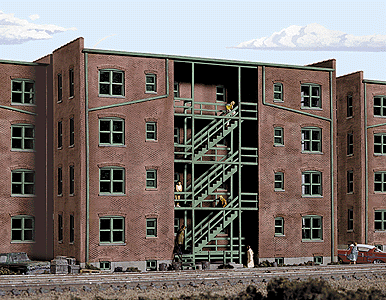 933-3177 Cornerstone HO Scale Background Building Kit