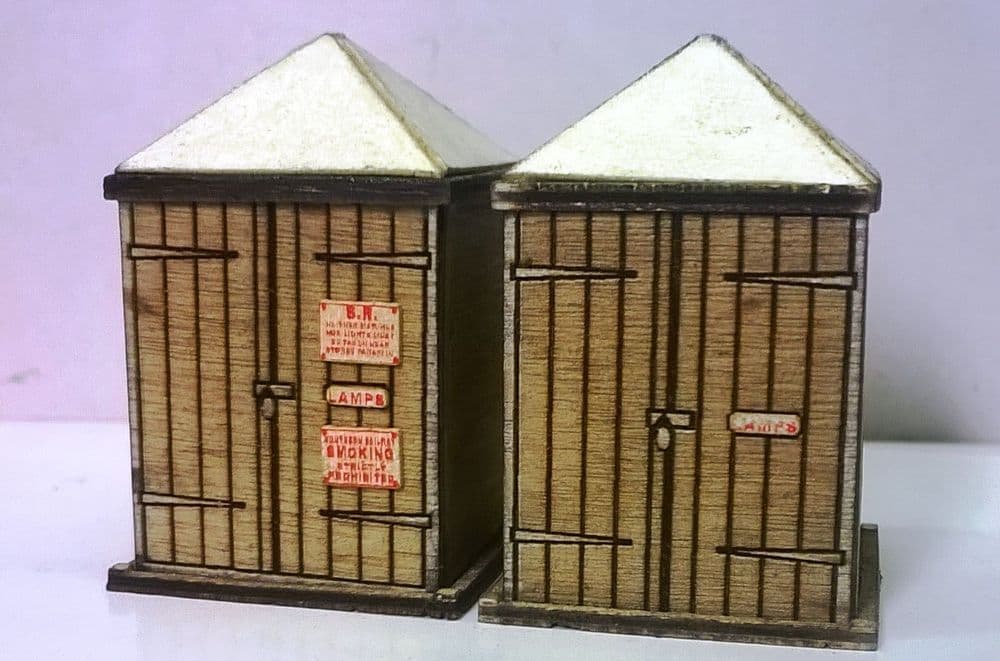Arch Laser 00904 S R Woody Bay Concrete Lamp Huts Kits 2