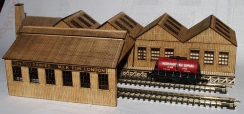 Arch Laser ALN0033 N Scale Creamery Low Relief Kit N Gauge