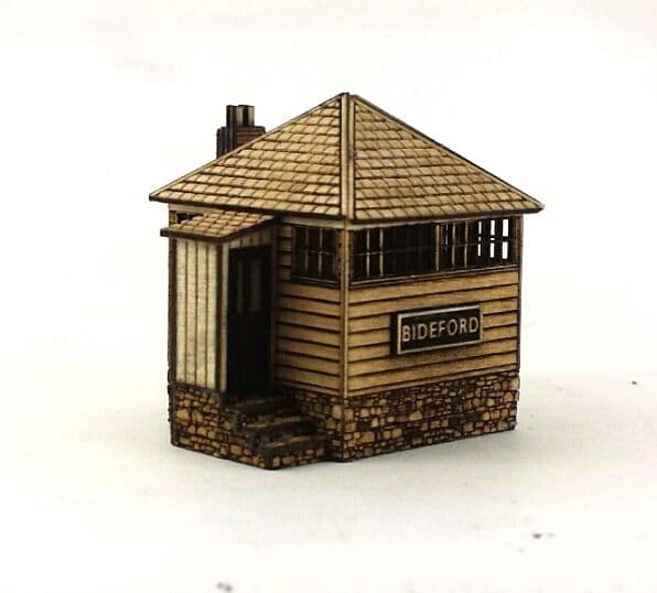 ARCHN0015 Arch Laser LSWR Signal Box based on Bideford N Gauge