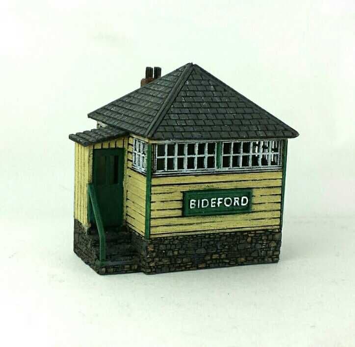 ARCHN0015 Arch Laser LSWR Signal Box based on Bideford N Gauge