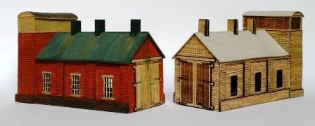 ARCHN0024 Arch Laser Small Rural Engine Shed based on Tetbury GWR N Gauge