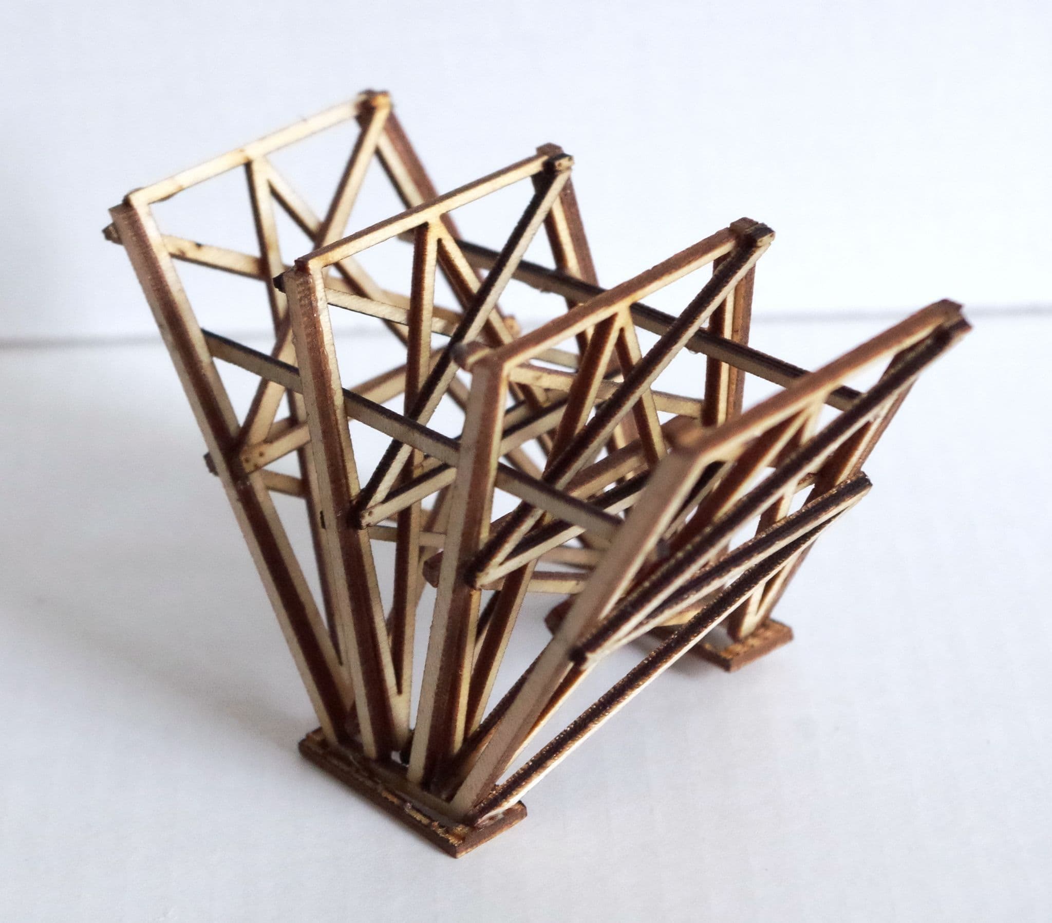 ARCHN0030 Arch Laser Brunel Timber Shorter Fan Viaduct mm deck length ...