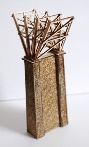 ARCHN0030 Arch Laser Brunel Timber Shorter Fan Viaduct mm deck length ...