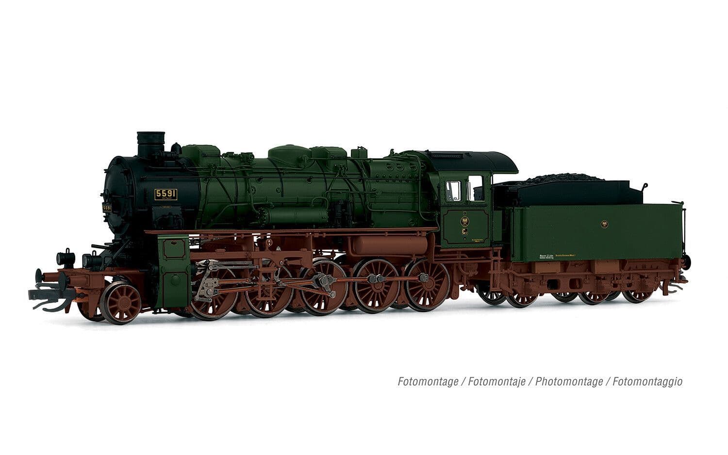 Arnold 9066 Scale 1 120 TT KPEV BR58 10-40 Steam Locomotive I