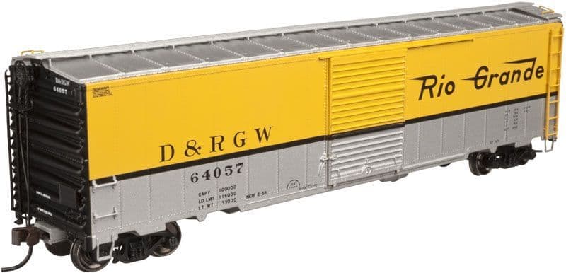 Atlas 20003389 HO Scale 50 Single Door Box Car Rio Grande