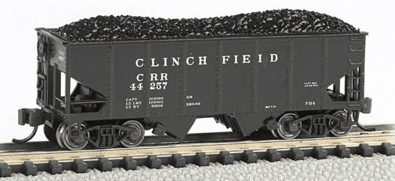 Bachmann 19554 N Scale USRA 55 Ton 2-Bay Hopper Clinchfield