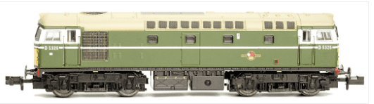 Dapol 2D-028-002D Class26 D5310 BR Green Small Yellow Panels DCC