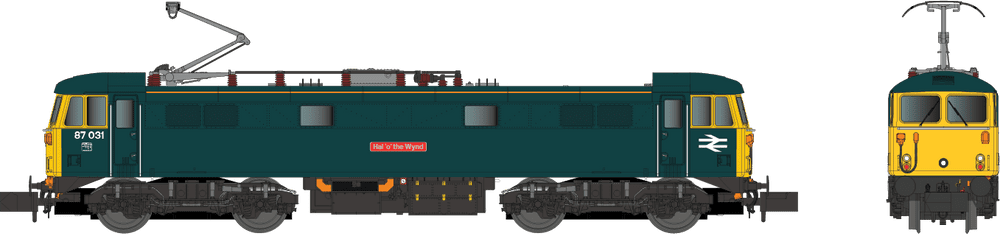 Dapol 2D-087-001 Class 87 Hal o the Wynd 87031 BR Blue