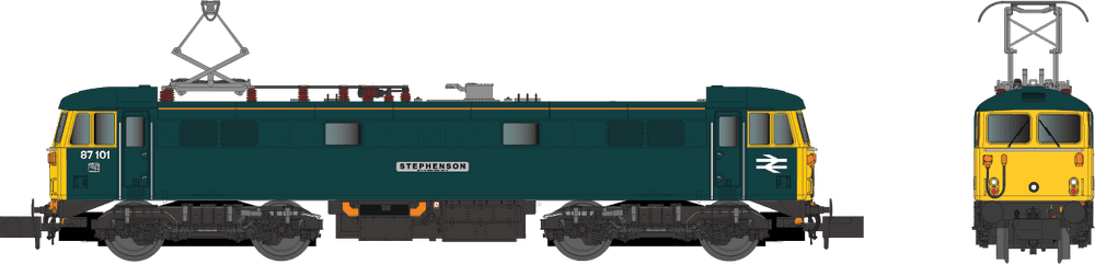 Dapol 2D-087-005 Class 87 Stephenson 87101 BR Blue