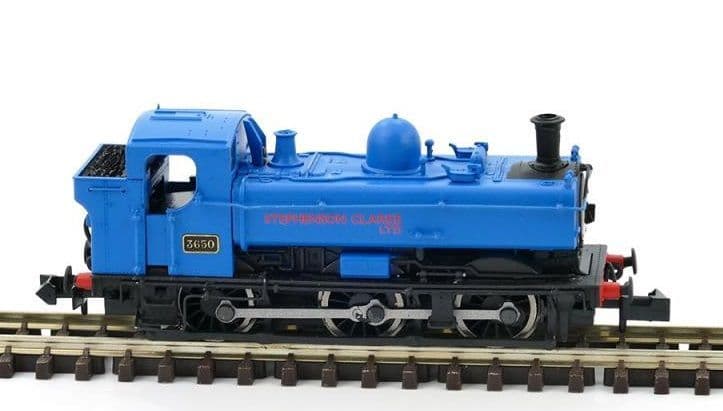 Dapol 2S-007-036 Scale 1 148 N Pannier Tank 3650 Stephenson Clarke Blue
