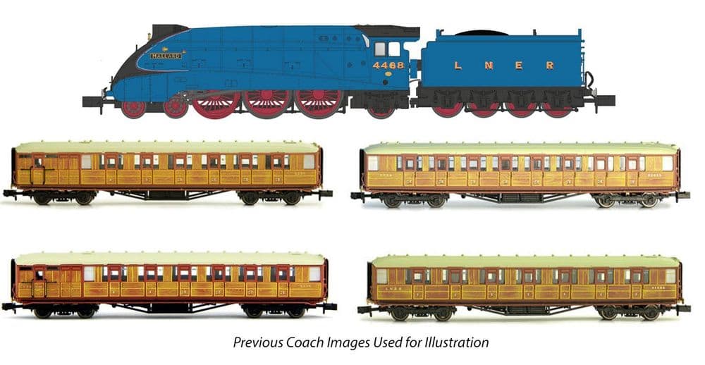 Dapol 2S-008-016D Scale 1 148 N A4 4468 Mallard LNER Blue Train Pack ...