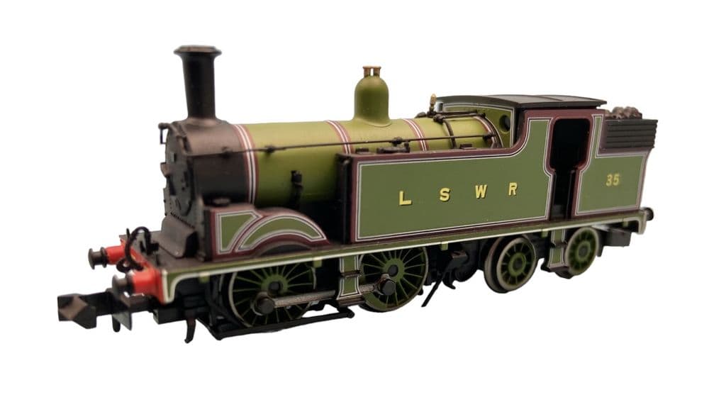 Dapol 2S-016-012 Scale 1 148 N M7 0-4-4 Tank 35 LSWR Lined Green