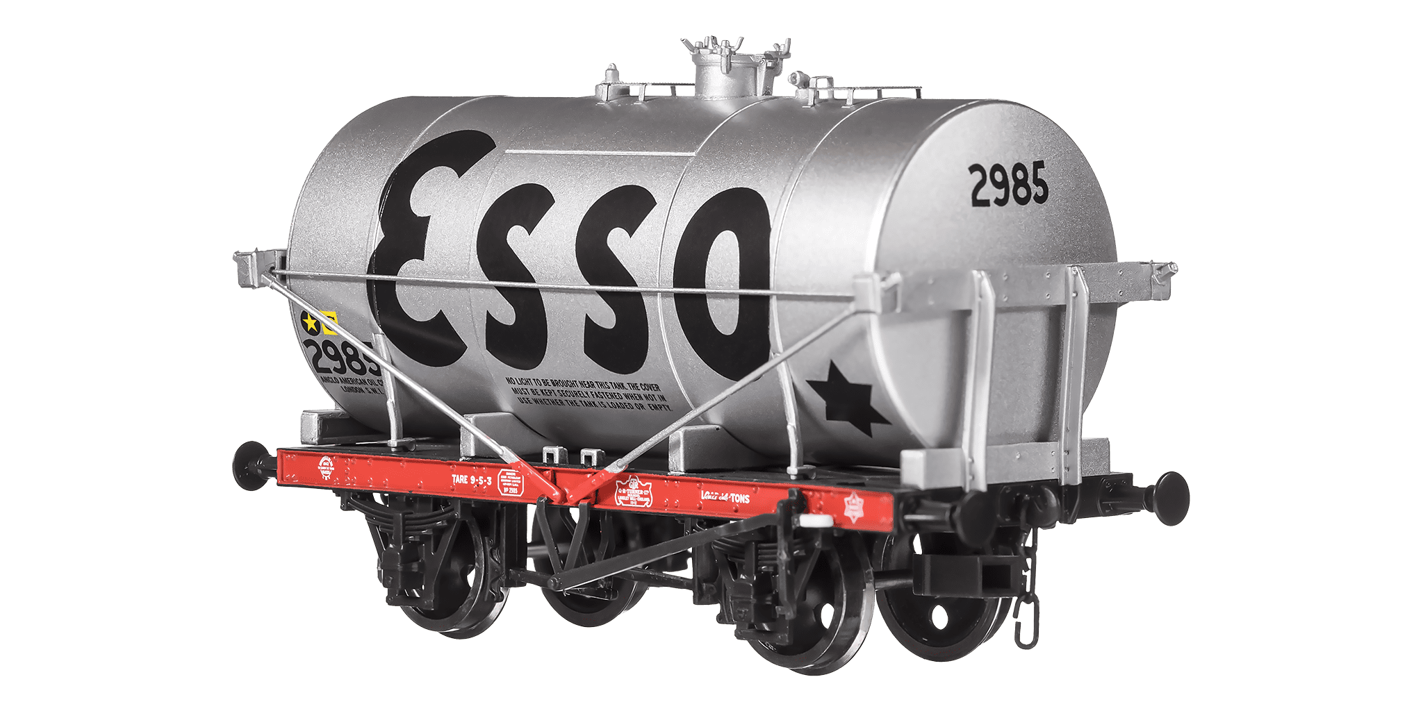 Dapol 4F-058-001 Scale 1 76 OO 14T Tank Wagon Class A Esso Silver 2985