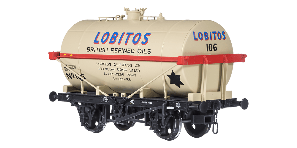 Dapol 4F-058-005 Scale 1 76 OO 14T Tank Class A Lobitos Blue/ Red shade ...