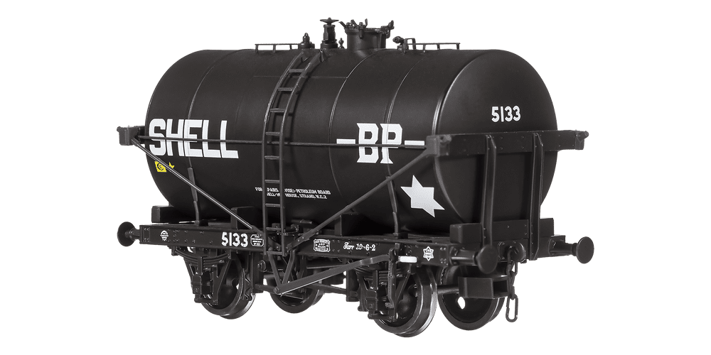 Dapol 4F-059-003 Scale 1 76 OO 14T Tank Wagon Class B Shell - BP Black 5133