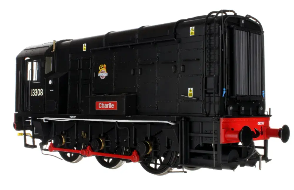 Dapol 7D-008-005 O Gauge Class 08 shunter 13308 "Charlie" in BR black