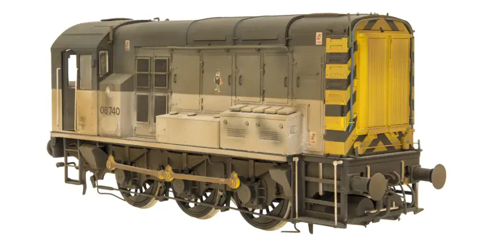 Dapol 7D-008-015W O Gauge Class 08 Railfreight Triple Grey 08740 ...